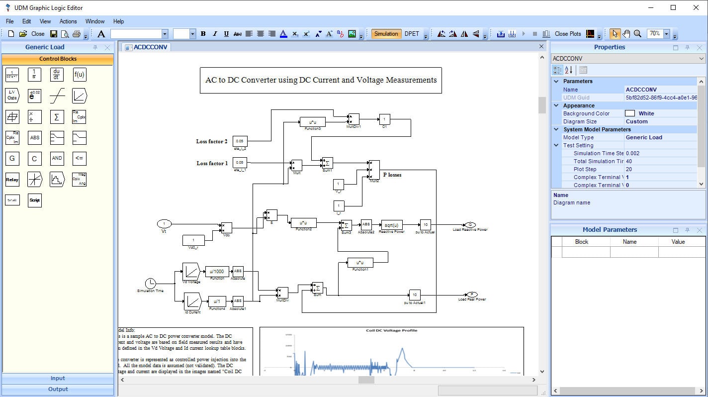 User Defined Dynamic Model | Graphical Control Block Diagram Software