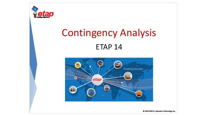 Contingency Analysis | Transmission Network Analysis | ETAP Contingency Analysis | Transmission Network Analysis | ETAP