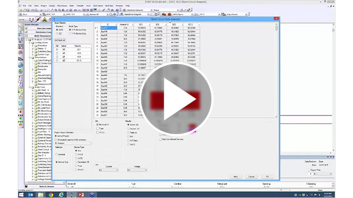 Short Circuit Analysis | Short Circuit Software | ETAP
